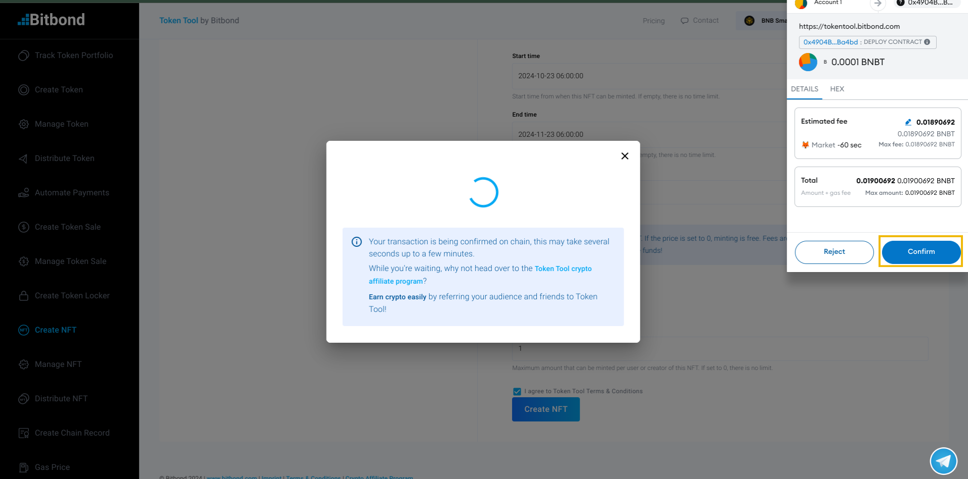 Showcase - NFT Loyalty Programs Tokenization Tutorial